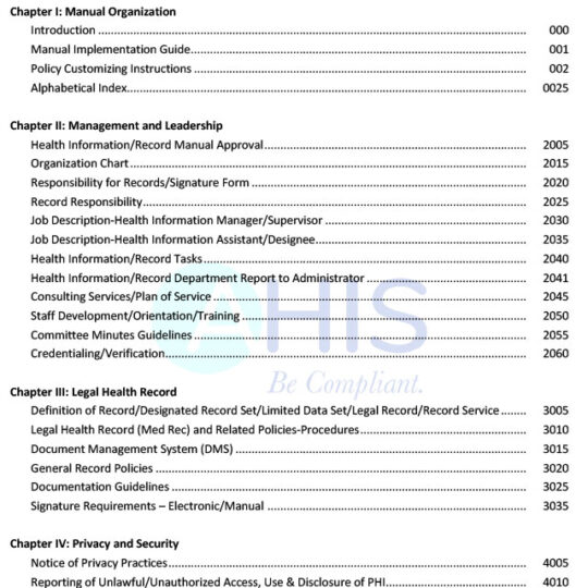 Health Information Record Manual - AHIS