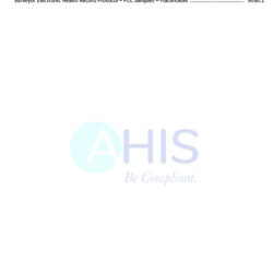 Health Information Record Manual - AHIS